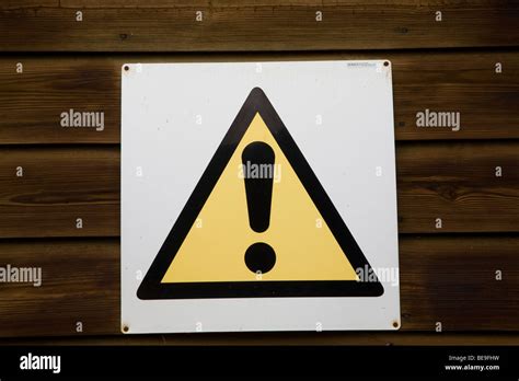 Exclamation Mark Sign Stock Photo Alamy