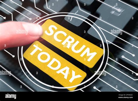 Text Caption Presenting Scrum Internet Concept Handwriting As Distinct