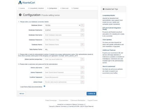 how to install abantecart on ubuntu 22 04 linuxtuto