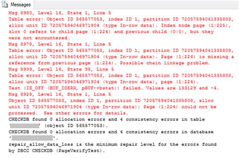How To Get Data From Corrupt SQL Table