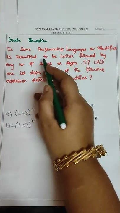 Cse Gate Questions Compiler Design Shorts Shortsvideo Gatequestions