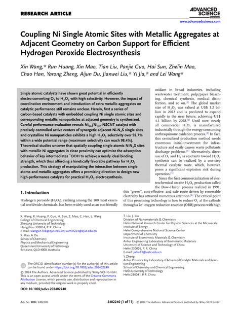 Pdf Coupling Ni Single Atomic Sites With Metallic Aggregates At