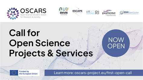 Oscars Launches Its 1st Open Call For Open Science Projects And
