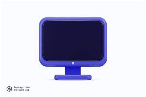 Premium Psd Monitor Display Icon 3d Rendering Vector Illustration