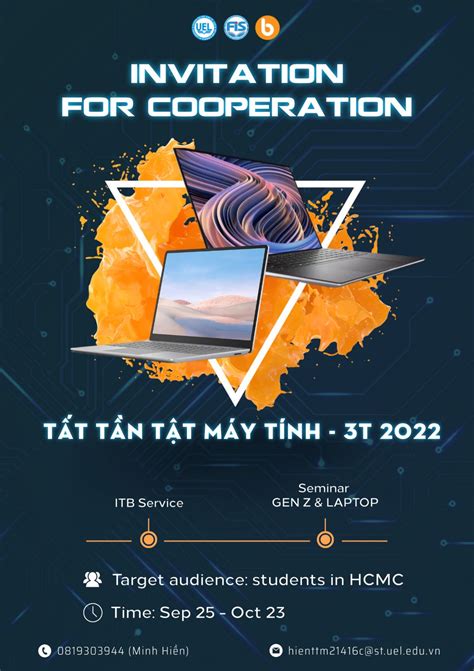 [itb Uel] Invitation For Cooperation Series “tẤt TẦn TẬt MÁy TÍnh 3t” 2022 Dear Our Valued