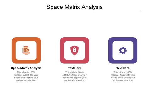Space Matrix Analysis Ppt Powerpoint Presentation Professional Slides Cpb Presentation