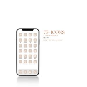 Ios Light Nude App Icons For The Home Screen Pack Etsy