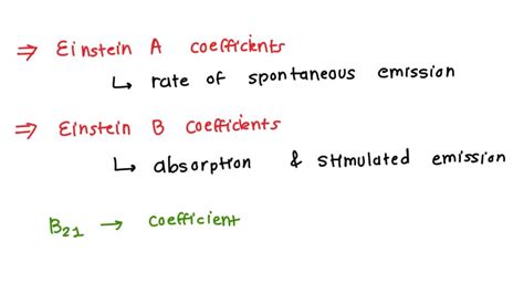 Solved What Are Einsteins Coefficients Of Radiation Derive Relation