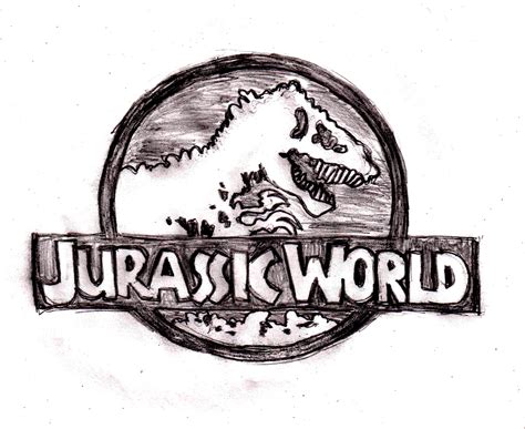 Jurassic World Logo Drawing Lucina Cupp
