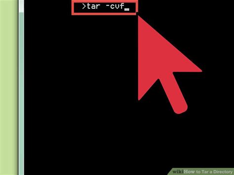 How To Tar A Directory With Pictures Wikihow