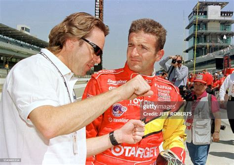 Nicolas Minassian Of France Listens To New Teammate Jimmy Vasser 13