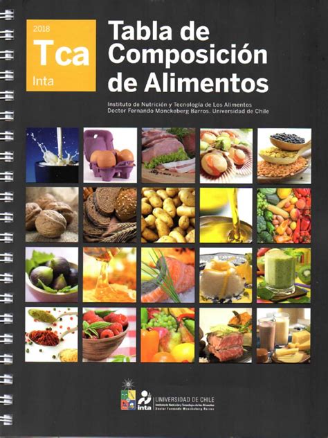 Tabla De Composicion De Alimentos Inta Pdf Pdf