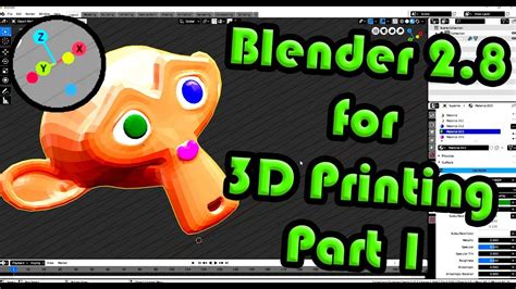Modeling for the Absolute Beginner in Blender 2.8 Lesson 1 - Navigating The View - YouTube
