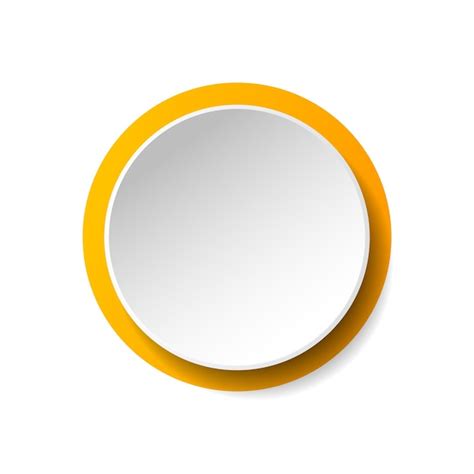 Premium Vector Empty Circle Button Blank Push Button Template Graphic Element Vector Eps10