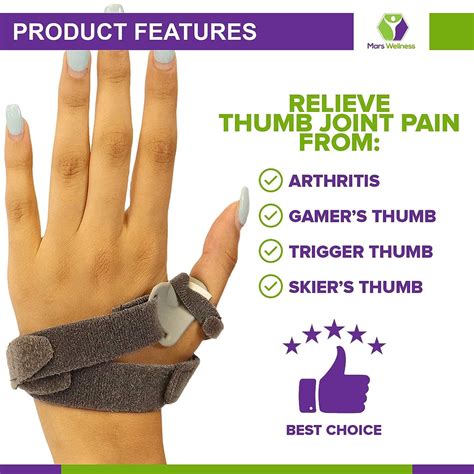 Mars Wellness Cmc Joint Thumb Arthritis Brace Medium Right Hand