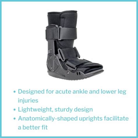 Mckesson Black Walker Boot Small Hook And Loop For Either Foot 155 79 95503 Small Kroger