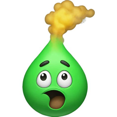 Fart Gas Green Emoji Ai Emoji Generator