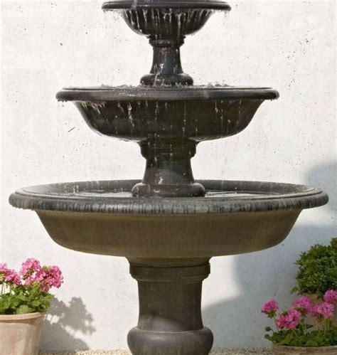 Tiered Garden Fountains