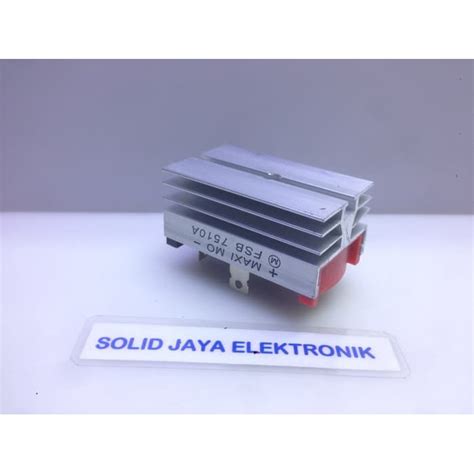 Jual Dioda Bridge 75 A 75a 75 Amper Ampere Plus Heatsink Pendingin 75a Murni 7510 Diode Dioda