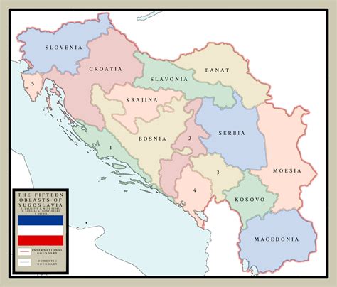 The Fifteen Oblasts Of Yugoslavia By Jasonart07 On Deviantart