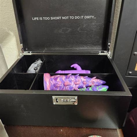 Lockable Adult Toy Storage Box Large Size Sexy Valentines T Etsy