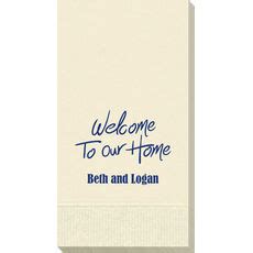 Personalized Paper Guest Towels Custom The Stationery Studio