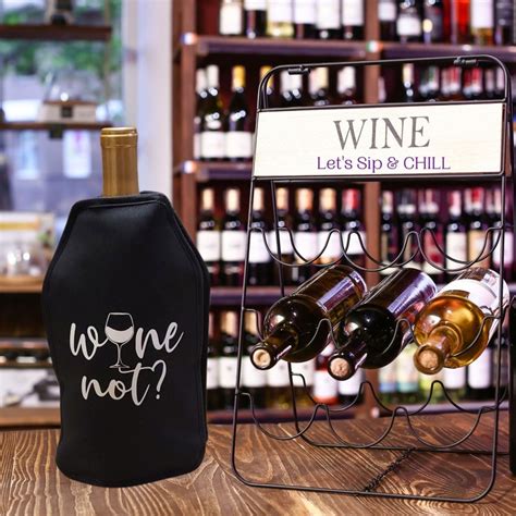 Wine Not Wine Cooler Sleeve Vwa Insulated Bottle Bag Vanessas