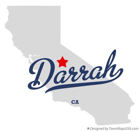 Map Of Darrah Ca California