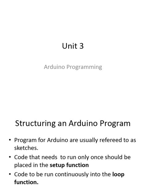 3 Arduino Programming 15march2022 Final Pdf Computer Data