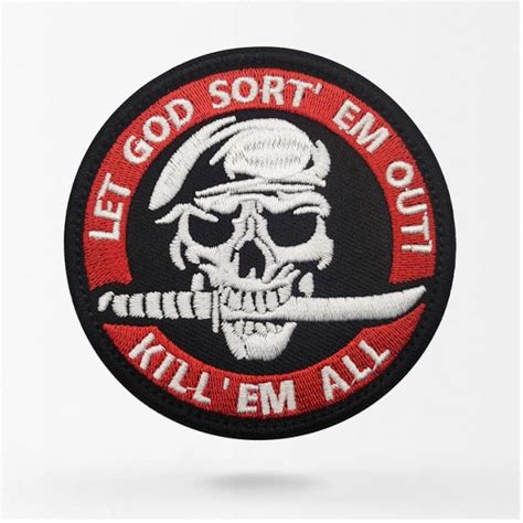 Kill Em All Patch With Skull Kula Tactical