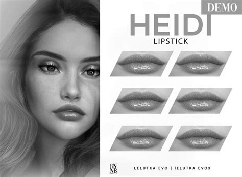 Second Life Marketplace Bnnb Makeup Demo Heidi Lipstick