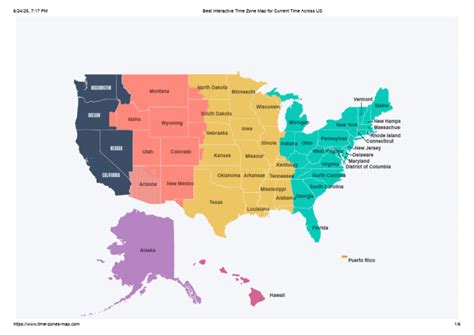 Best Interactive Time Zone Map For Current Time Across Us Pdf