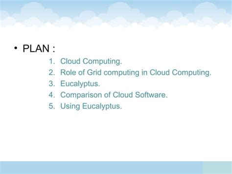 Eucalyptus Presentation Lsi Cloud Computing Ppt Cloud Computing