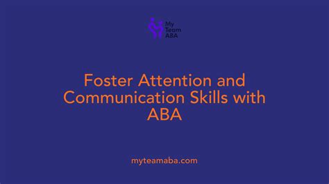 How Aba Therapy Can Be Used To Improve Focus And Attention