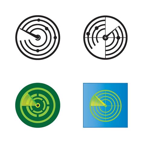 Radar Icon Logo Vector Design Template 40248305 Vector Art At Vecteezy