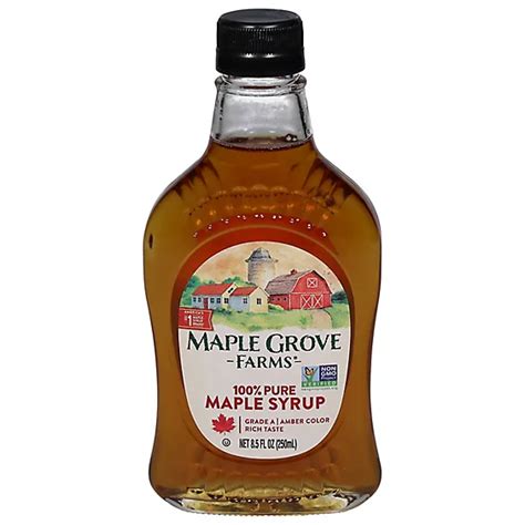 Maple Grove Farms Maple Syrup 100 Pure Amber Fig App