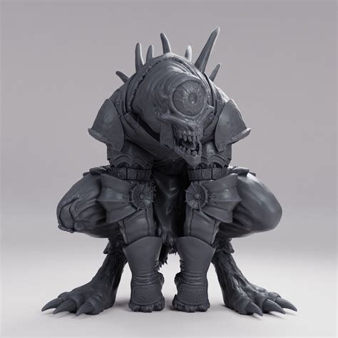 Hot Goblin Nothic Knight Gaze Ttrpg Miniature Hot Goblin