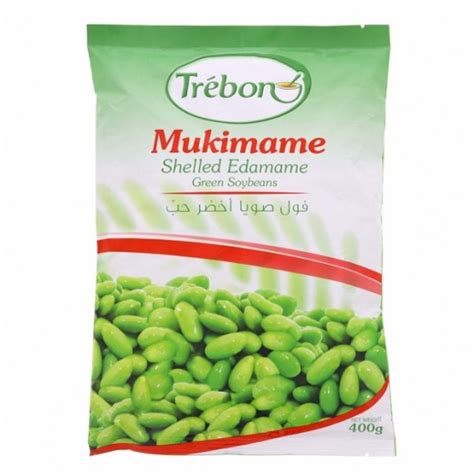 Buy Trebon Mukimame Shelled Edamame Green Soybeans 400 G Delivered By