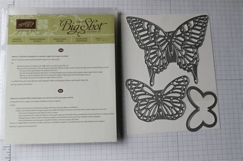 Stampin Up Butterflies Thinlits Dies 137360 Nature Butterfly Sizzix Big