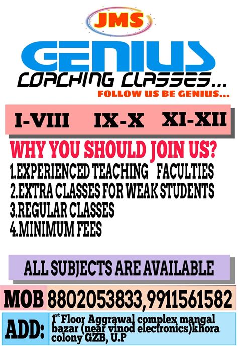 Genius Coaching Classes