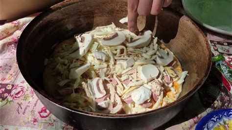 پیتزا تنوری تو جنگل🍕😻pizza پیتزا جنگل Youtube