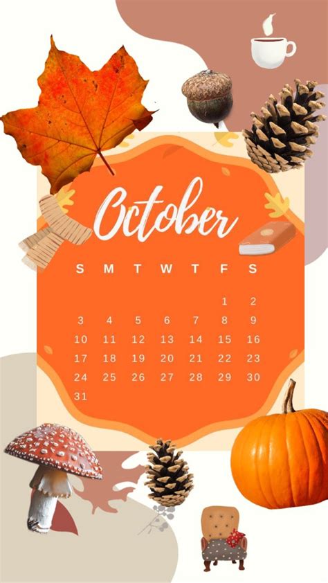 Осень обои Календарь октябрь 2021 Календарь Осень Октябрь