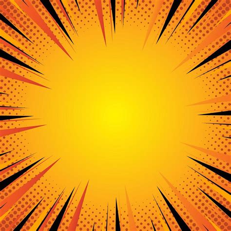 Abstract Comic Background With Halftone Pattern 2195756 Vector Art At