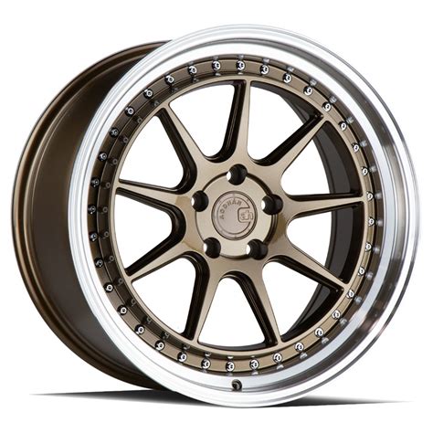 Aodhan Ds X 18x95 5x1143 Et15 Bronze Machined Lip Semi Forged Rim