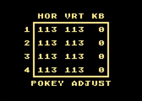 Atariage Atari 5200 Screenshots Diagnostic Cartridge Atari