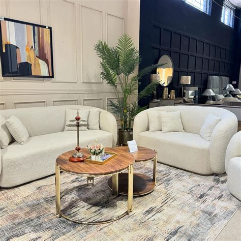 Modern Cloud Couch With Soft Boucle Upholstered 7 Seaters Comfy Couch V Surfaces