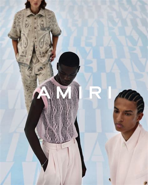 Amiri Spring 2023 Campaign The Fashionisto