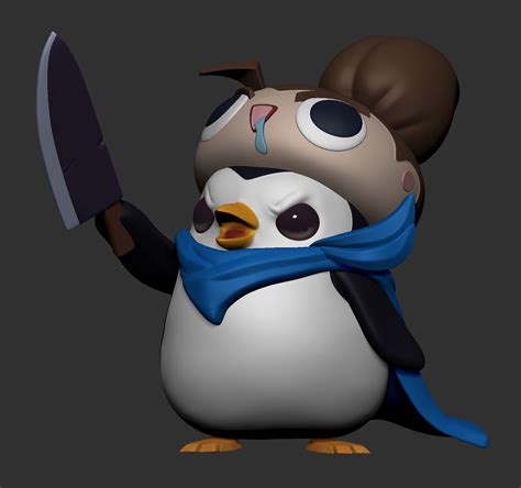 🐧 Tft Pengu Yasuo・free Stl File For 3d Printing・cults