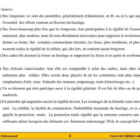 La Structure Semi Monocoque Download Scientific Diagram