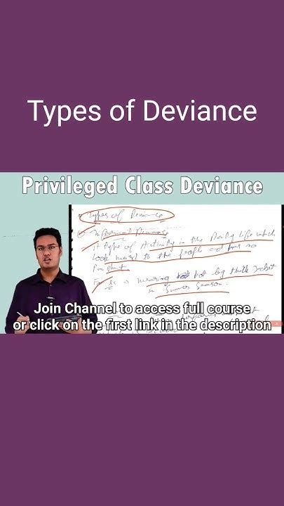 Types Of Deviance Privilege Class Deviance Lawkagyan Bballbgyan